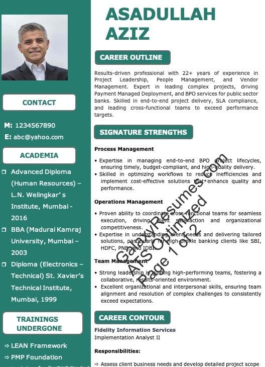 Resume Samples – See Galaxy Resumes' Job Winning Work